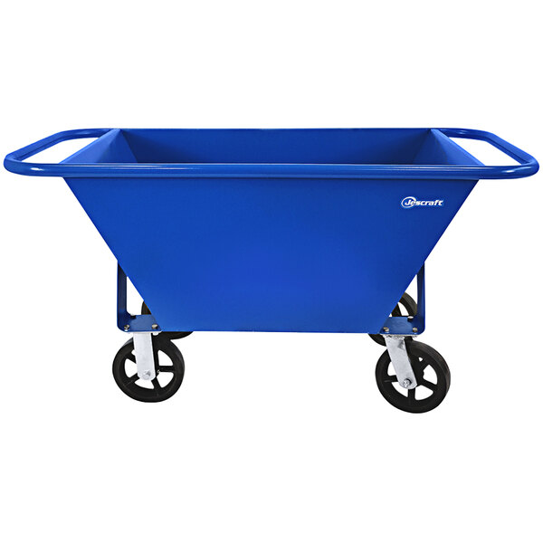 Jescraft 6.6 Cu. Ft. 12 Gauge Steel Rolling Mortar Tub with 8" Mold-On ...