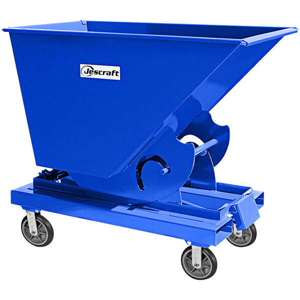 Jescraft 0.5 Cubic Yard 10 Gauge Steel Self-Dumping Forklift Hopper ...