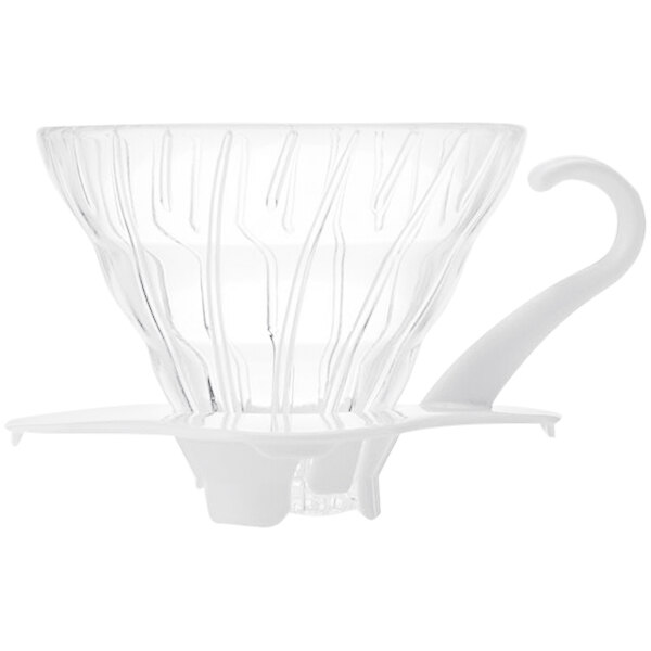 Hario V60 Size 01 White Glass Coffee Dripper VDG-01W