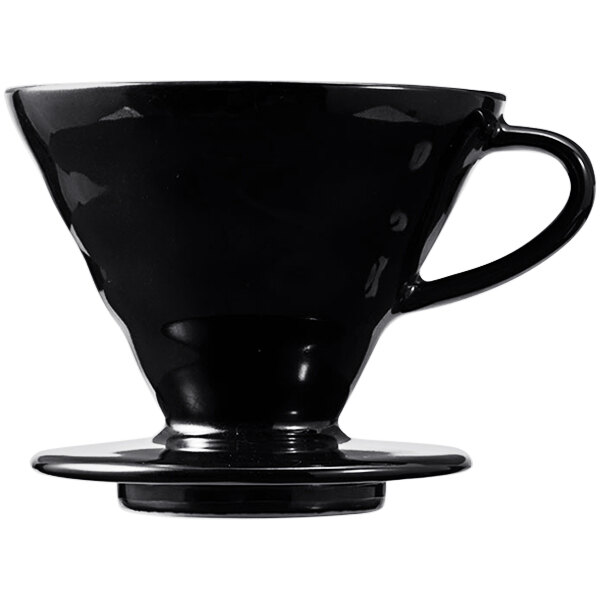 Hario V60 Kasuya Model Size 02 Black Porcelain Coffee Dripper KDC-02B