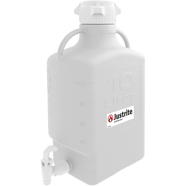 10 Gallon Water Jug Eisco 15L Polypropylene Carboy With Cap ...