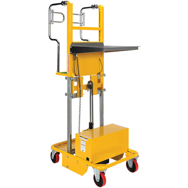 Vestil Yellow Steel Electric Order Picker EOP-440 - 440 lb. Capacity