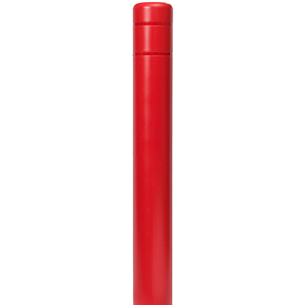 Innoplast BollardGard 9 1/8" x 72" Red Bollard Cover with Red ...