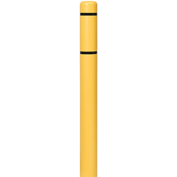 Innoplast BollardGard 4 11/16" x 52" Yellow Bollard Cover with Black ...