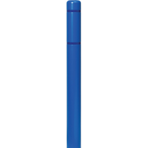 Innoplast BollardGard 4 11/16" x 52" Blue Bollard Cover with Blue ...