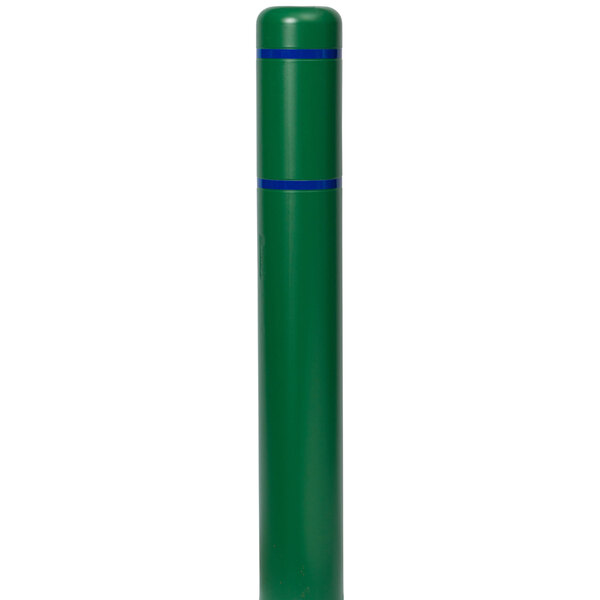 Innoplast BollardGard 7 1/8" x 52" Green Bollard Cover with Blue ...
