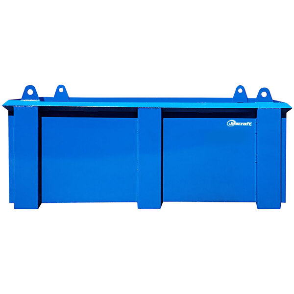 Jescraft 64.8 Cu. Ft. Steel Jobsite Lift Box with 4-Point Hoisting Lugs ...