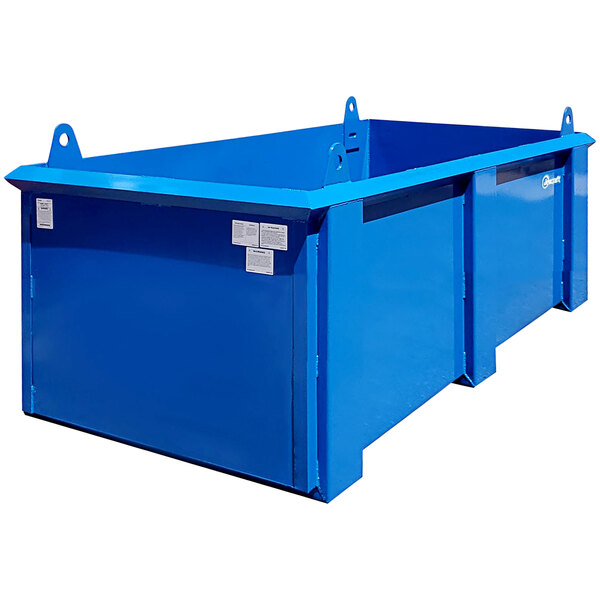 Jescraft 64.8 Cu. Ft. Steel Jobsite Lift Box with 4-Point Hoisting Lugs ...