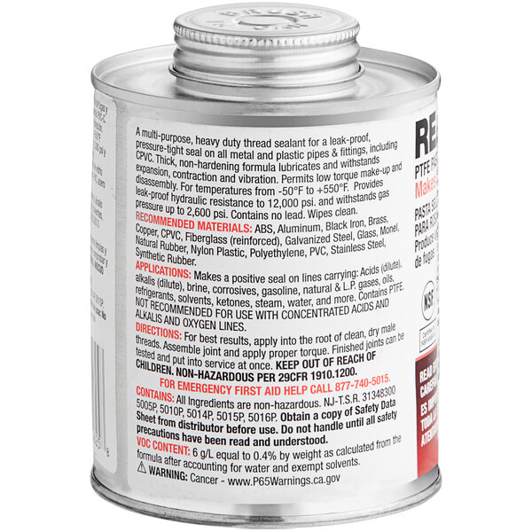 Hercules by Oatey Real Tuff 15625 16 oz. White PTFE Thread Sealant