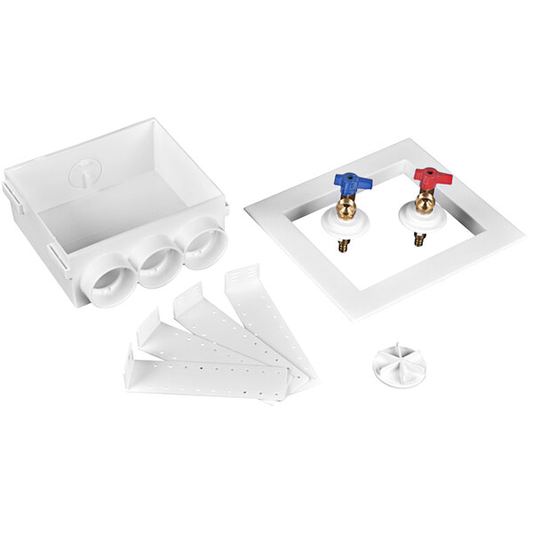 Oatey Quadtro 38532 1/4 Turn F1807 PEX Washing Machine Outlet Box