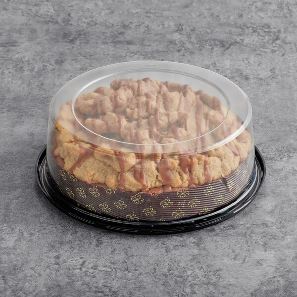 Hahn's Bakery 7 3/4" Caramel Apple German Crumb Cake 2.5 lb. - 2/Case