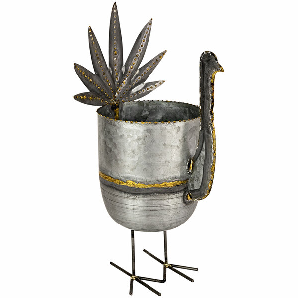 Kalalou Galvanized Metal Turkey Wine Cooler