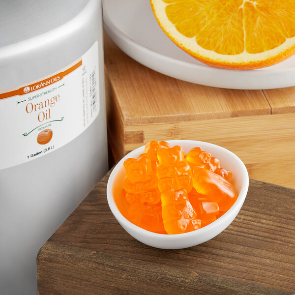 LorAnn Oils All-Natural Orange Super Strength Flavor 1 Gallon