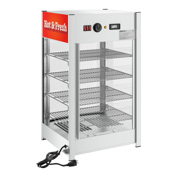 ServIt 12" Hot N' Fresh Self-Service Countertop Display Warmer with 4 ...