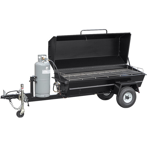 Meadow Creek PR72GT 72" Gas Pig Roaster with Trailer