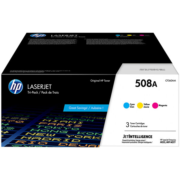 HP CF360AM Cyan, Magenta, and Yellow Multipack Original LaserJet ...