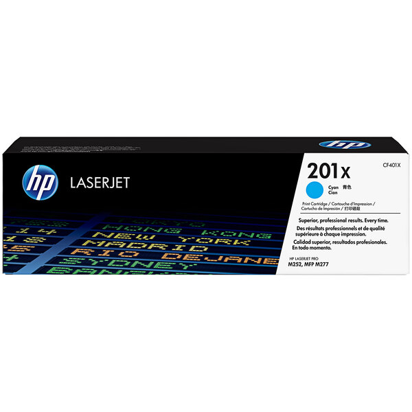 HP CF401X Cyan High Yield Original LaserJet Printer Toner Cartridge