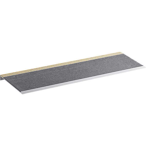 Wooster Stairmaster Type 511 11" x 60" Stair Tread with Yellow / Black Grit