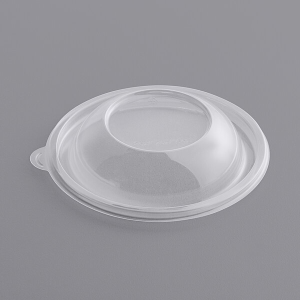 Visions Clear PET Plastic Dome Lid for 8, 12, and 16 oz. Round Bowls ...