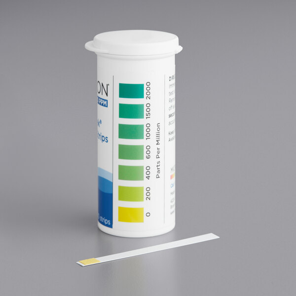 Hydrion QT-2000 Quaternary 0-2000ppm High-Range Sanitizer ...