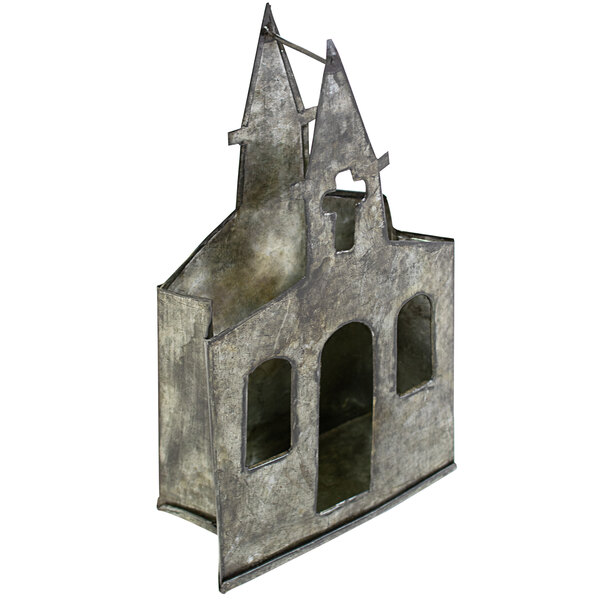 Kalalou Recycled Metal Church Votive