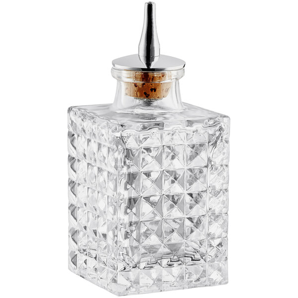 3 oz. Glass Bitters Bottle - Barfly M37171 - WebstaurantStore