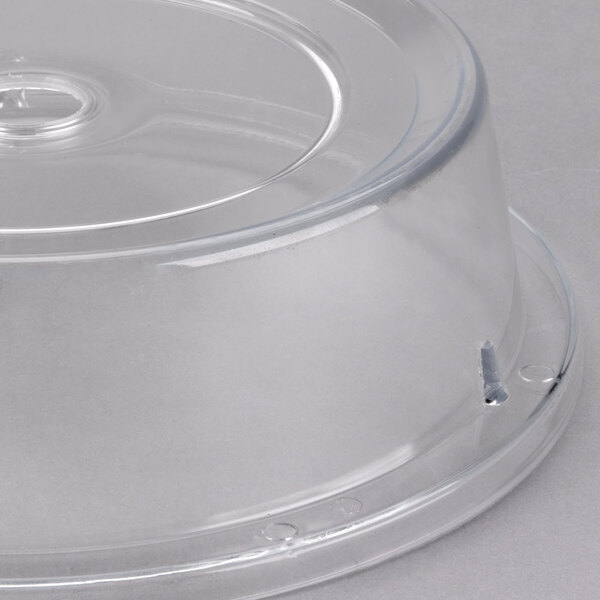 Cambro 806CW152 Camwear Camcover 8 7/16" Clear Plate Cover - 12/Case