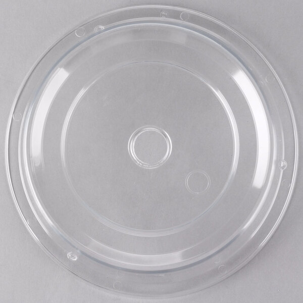 Cambro 806CW152 Camwear Camcover 8 7/16" Clear Plate Cover - 12/Case