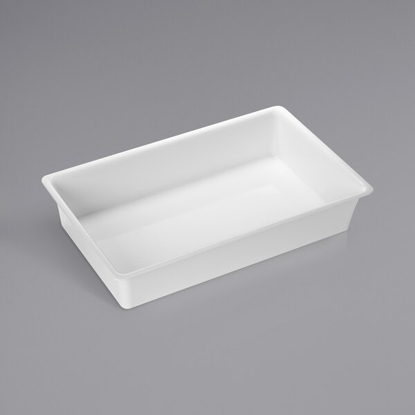American Metalcraft 328 oz. Rectangular White Melamine Serving Bowl MRECB21