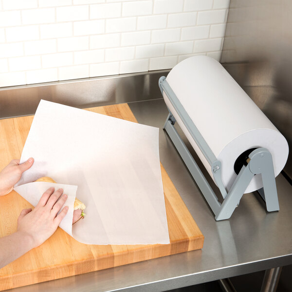 Choice 15" x 1000' 55# Premium Wet Wax Paper Roll