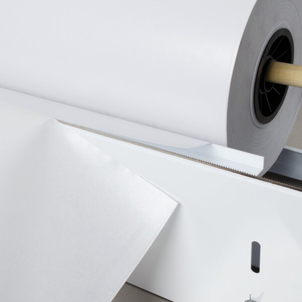 Choice 12" x 1000' 55# Premium Wet Wax Paper Roll