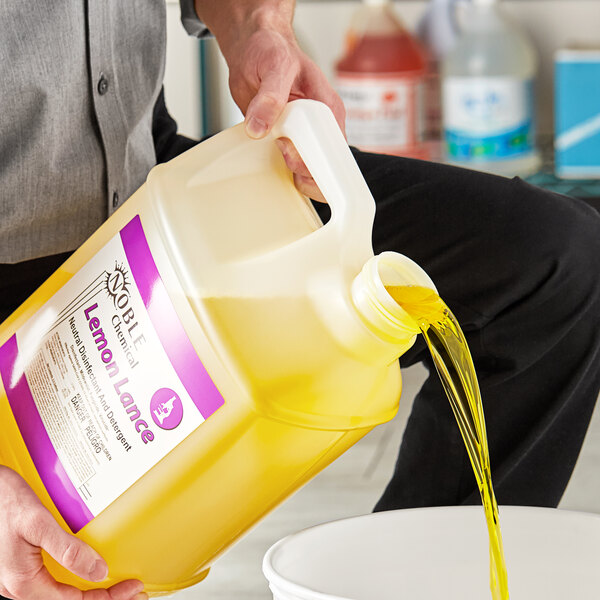 Noble Chemical 2.5 Gallon / 320 oz. Lemon Lance Lemon Concentrated ...