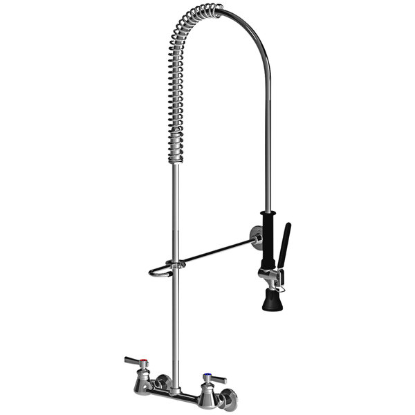 Chicago Faucets 510-G613XKCAB Wall-Mounted Pre-Rinse Faucet with 8 ...