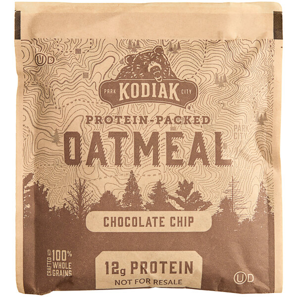 Kodiak Cakes Chocolate Chip Oatmeal Packet 1.76 oz. - 36/Case