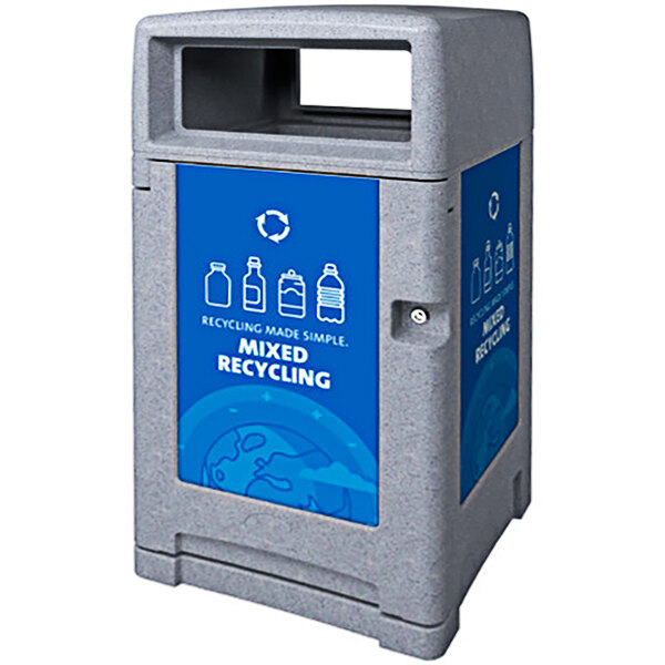 Busch Systems Expression 111576 Recycling Sign for Expression 45 Gallon ...