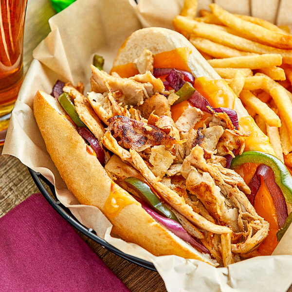 Original Philly Cheesesteak Co. 6 oz. Marinated Chicken Sandwich Steaks ...