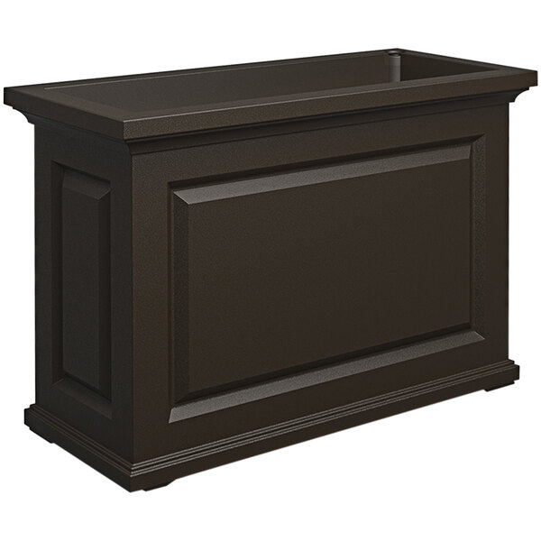 Mayne Nantucket 16" x 36" x 24" Espresso Trough Planter
