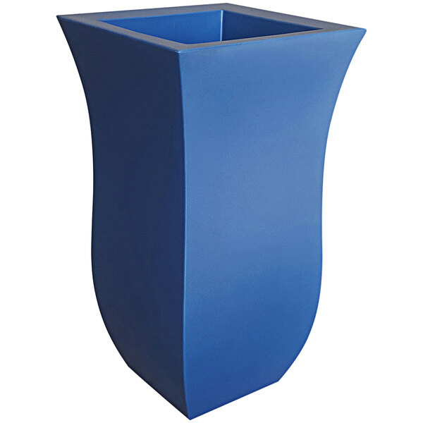 Mayne Valencia 16" x 16" x 30" Neptune Blue Planter