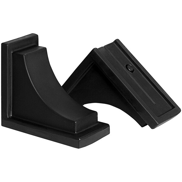 Mayne Nantucket 4" x 8" x 7" Black Corbels - 2/Pack