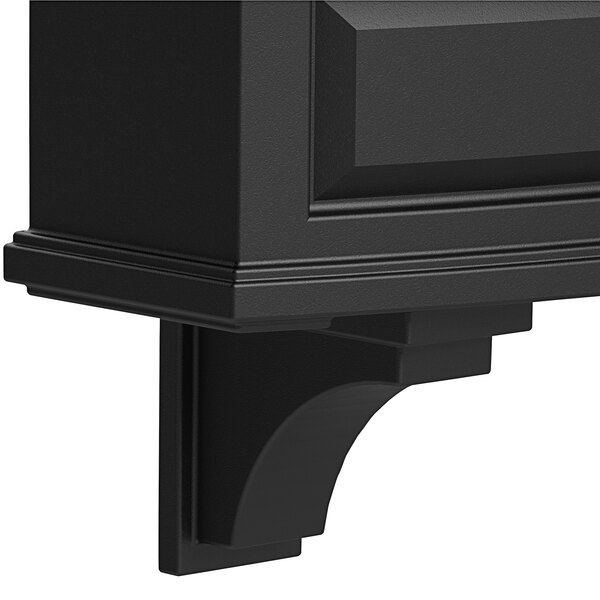 Mayne Nantucket 4" x 8" x 7" Black Corbels - 2/Pack