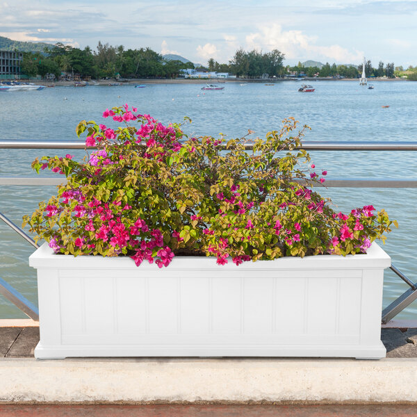 Mayne Cape Cod 11" x 36" x 10 13/16" White Window Box