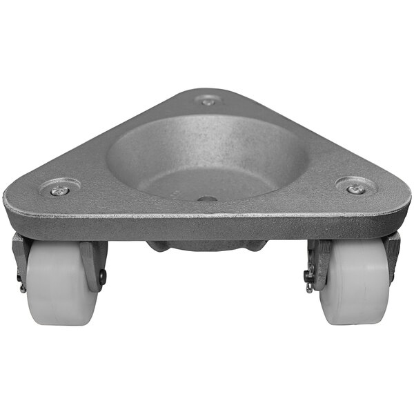Bond 750 lb. Cast Steel Triangular Cup Dolly with TuffBond White ...