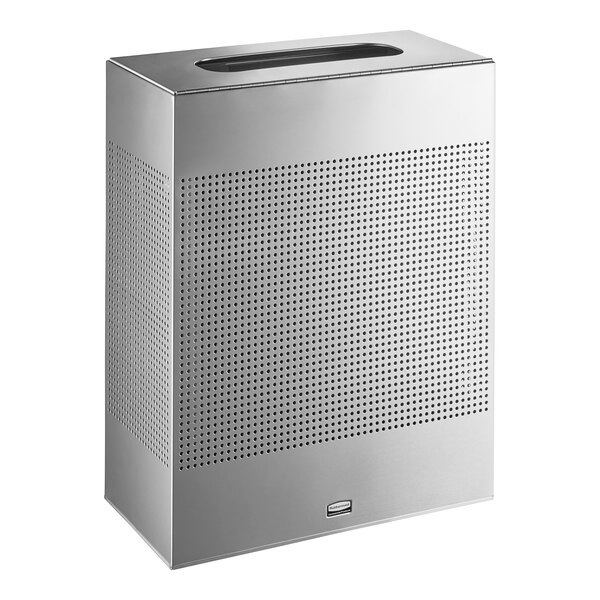 Rubbermaid FGSR18SSPL Silhouettes Stainless Steel Designer Rectangular ...