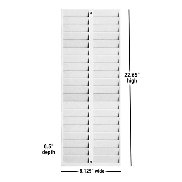 Pyramid Time Systems 500-4 40-Pocket Employee Badge Rack