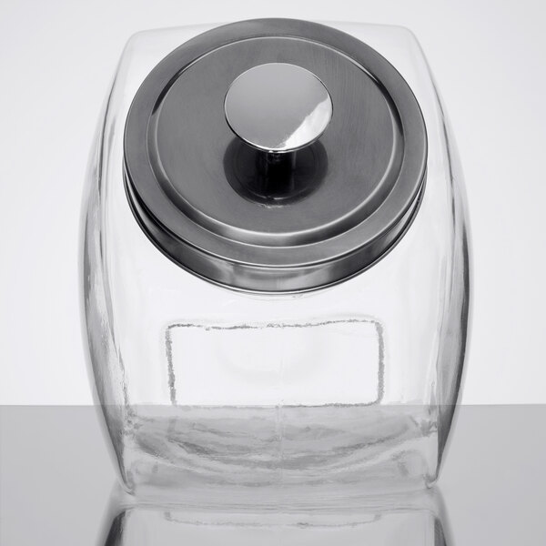 Penny Candy Jar w/ Chrome Lid - 1 Gallon