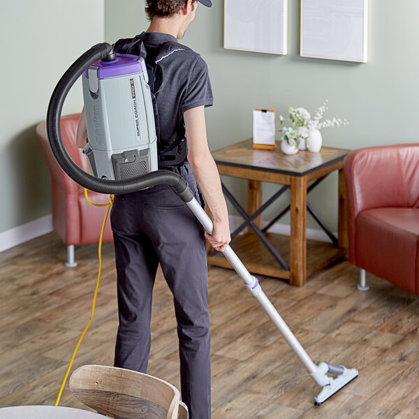 ProTeam 107534 Super Coach Pro 6 Qt. Backpack Vacuum with 107531 ...