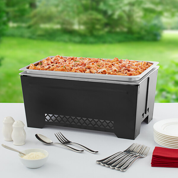 Chef Master 1 3/4" x 20 7/8" x 10" Collapsible Chafer Wind Guard 90253