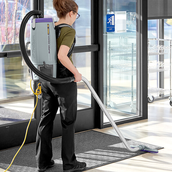 ProTeam 107744 Super Coach Pro 10 Qt. Backpack Vacuum with 101338 Two ...