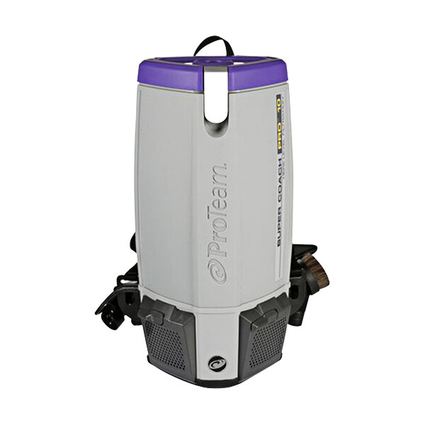 ProTeam 107538 Super Coach Pro 10 Qt. Backpack Vacuum with 107532 ...
