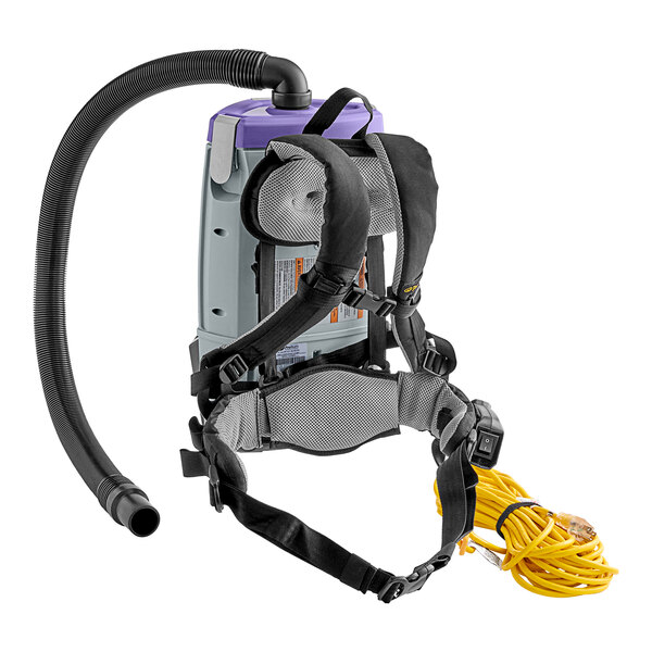 ProTeam 107504 Super Coach Pro 6 Qt. Backpack Vacuum with 107100 Xover ...